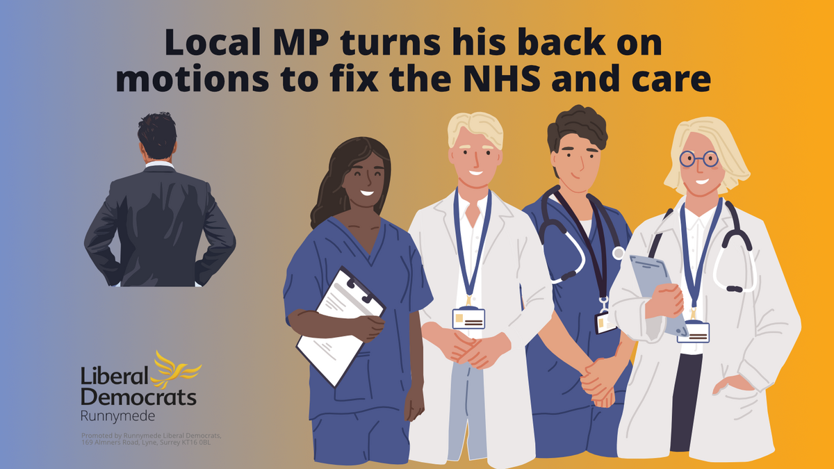 Local MP Ben Spencer fails to support motions to fix health and care ...