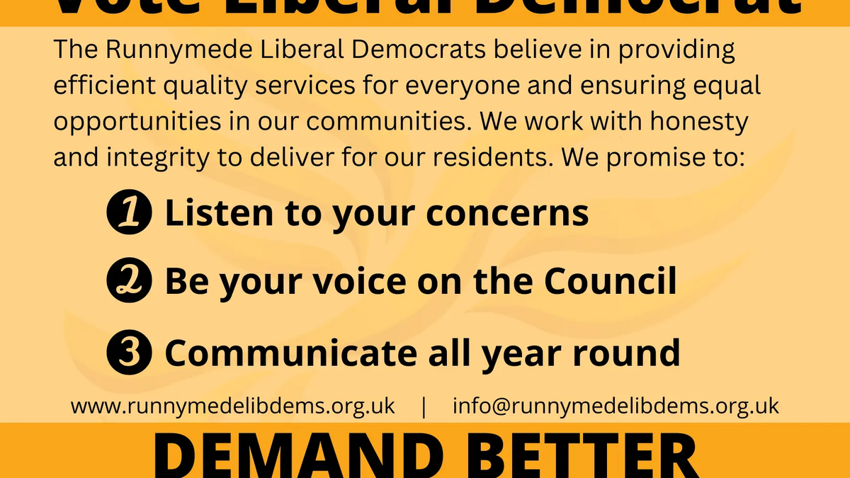 Reasons to vote Liberal Democrat - Runnymede Liberal Democrats